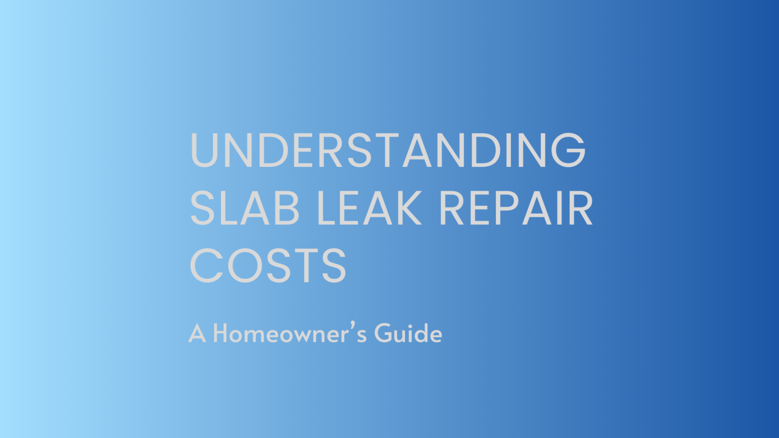 How To Calculate Water Leak Loss - Pegasus Leak Detection